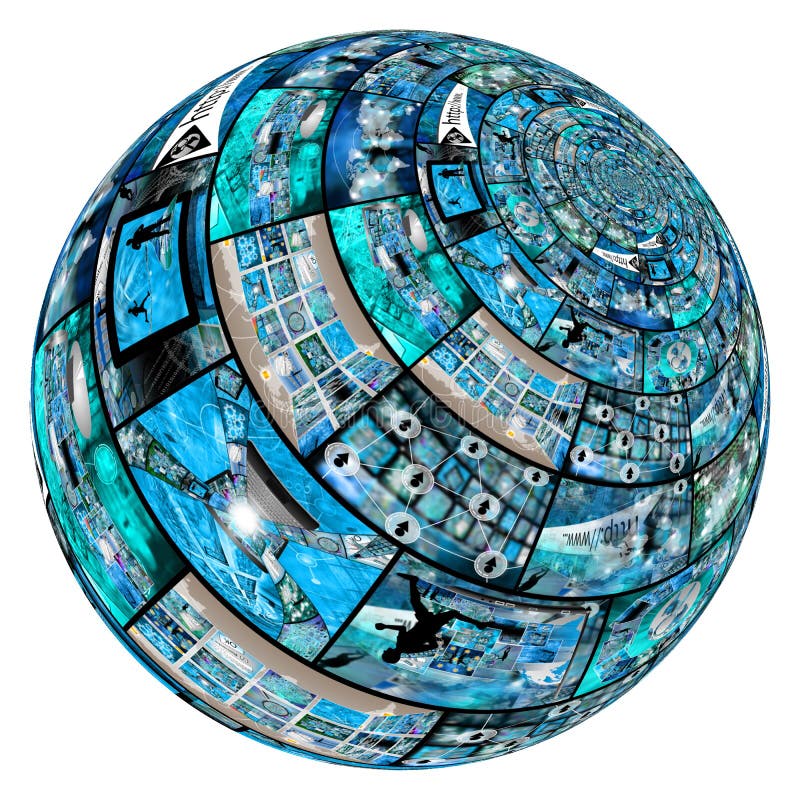 Sphere stock illustration. Illustration of communication - 50457827