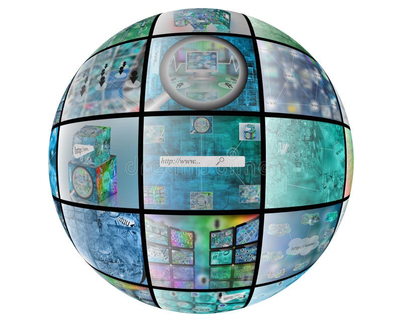 Sphere stock illustration. Illustration of connect, multimedia - 56965038