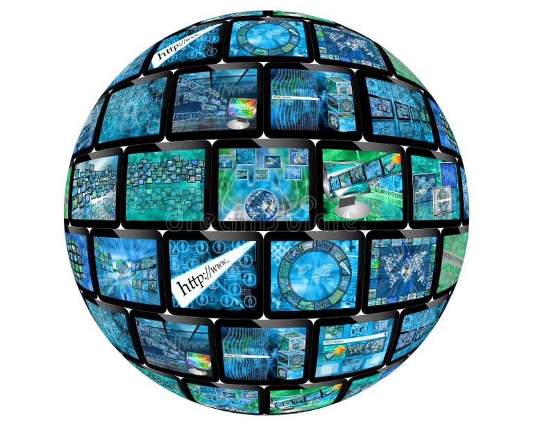 Sphere stock image. Image of gallery, multimedia, business - 66818777