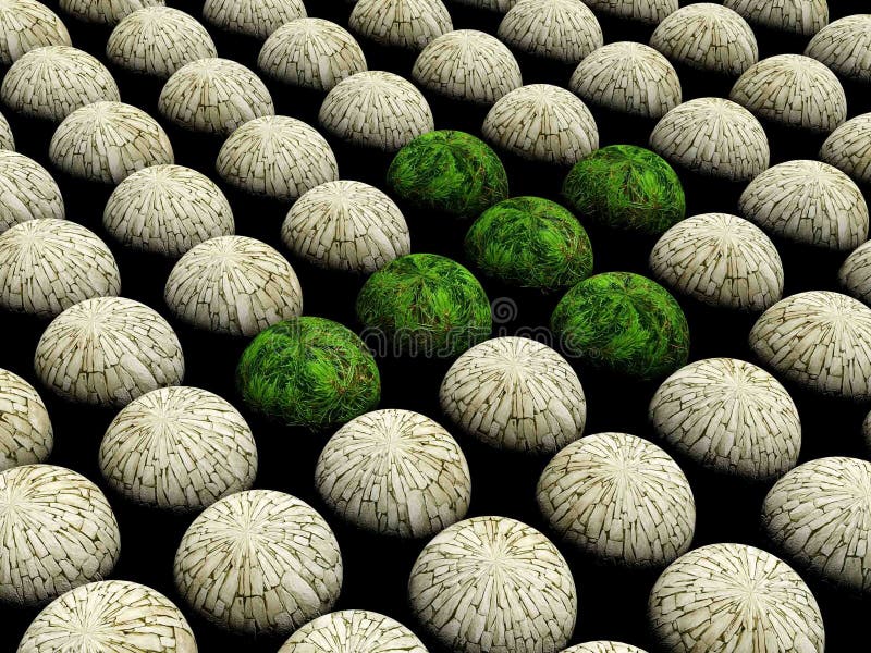 Sphere Nature Background stock illustration. Illustration of sphere ...