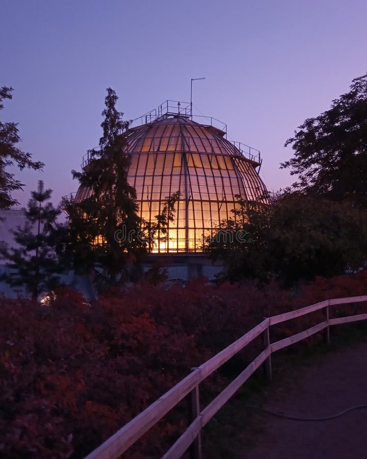 Sphere stock image. Image of dome, evening, sphere, architecture ...