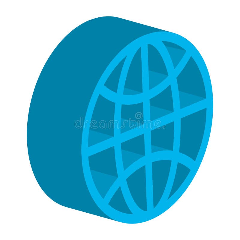 Sphere Planet Isometric Icon Stock Vector - Illustration of graphic ...