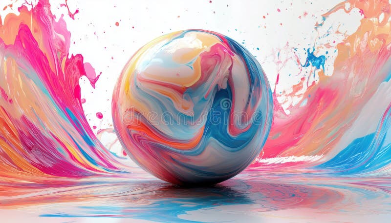 Sphere Rendering with Multied Paint Banks Using Multiple Colors for a ...
