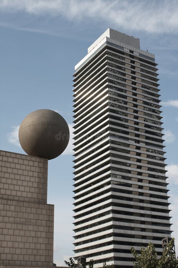 Sphere on a roof stock photo. Image of roof, sphere, spain - 11704064