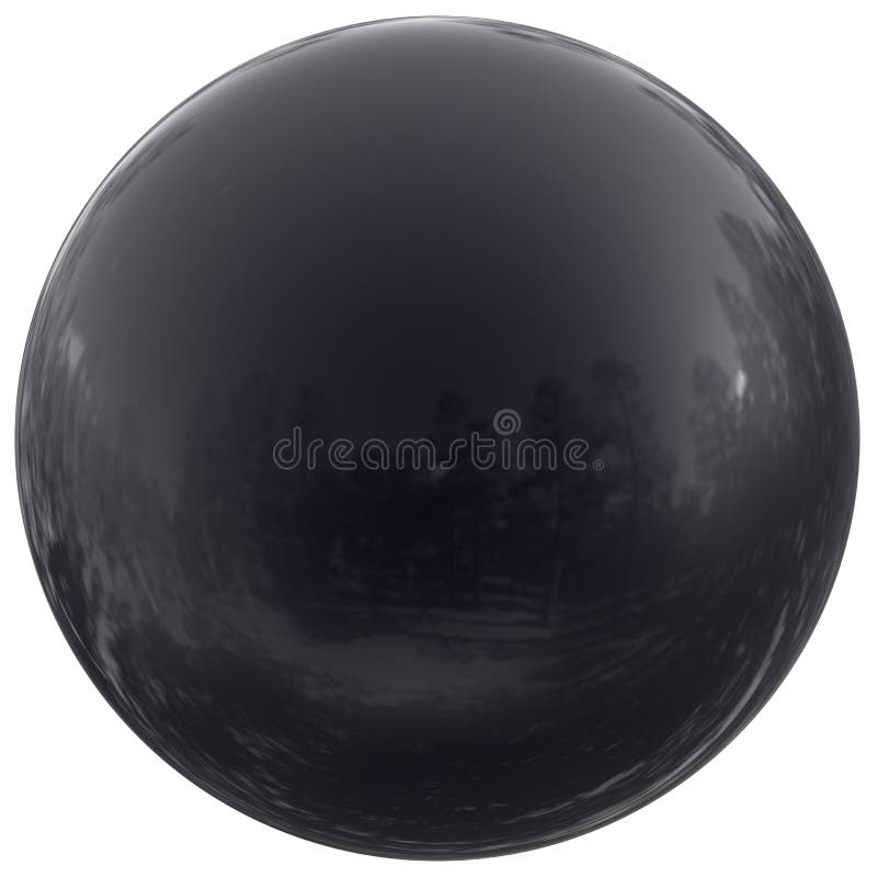 Sphere Round Button Black Ball Basic Circle Geometric Shape Stock Illustration - Illustration of ...