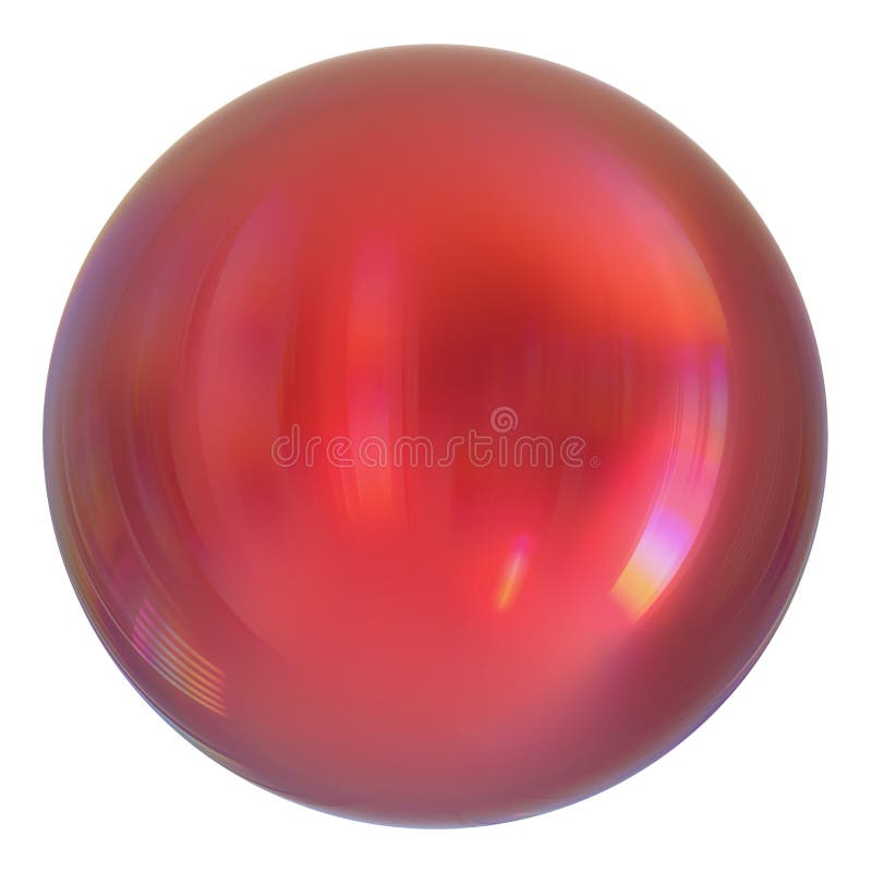 Sphere Round Button Red, Ball Basic, Circle Geometric Shape Stock ...