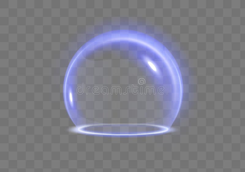 Sphere Shield Abstract Energy Protection Spheres. Force Field Globe ...