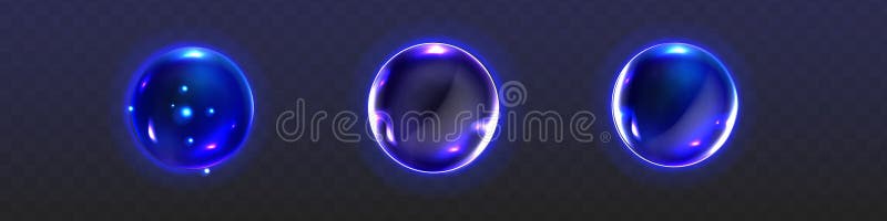 Sphere Shield Abstract Energy Protection Spheres. Force Field Globe ...