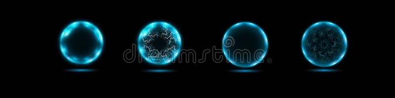 Sphere Shield Abstract Energy Protection Spheres. Force Field Globe ...