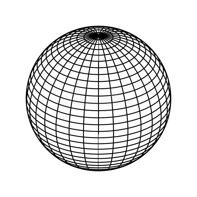 Sphere skeleton stock vector. Illustration of skeleton - 304841202