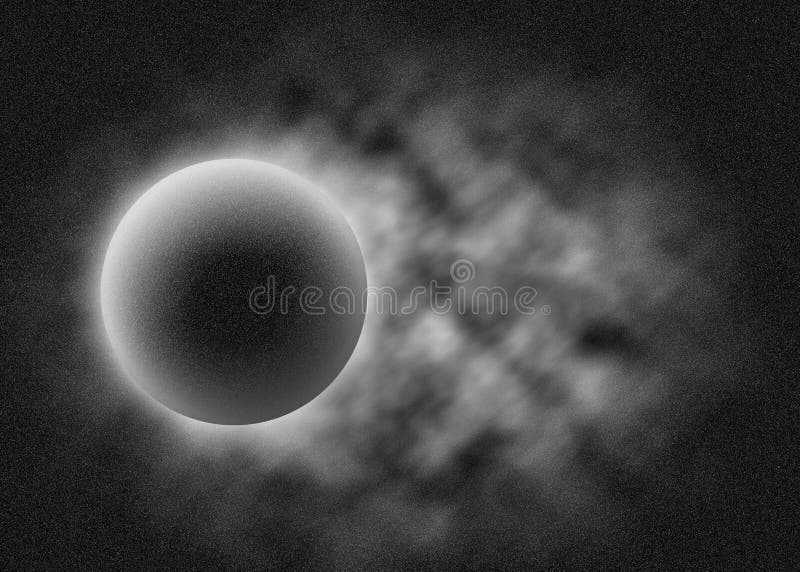 Sphere in space stock photo. Image of light, astral, shadow - 2040870
