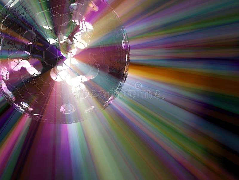 Sphere Spectrum Lights stock illustration. Illustration of rendering ...