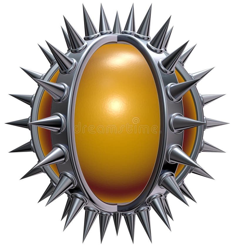 Spike ball stock illustration. Illustration of spikes - 2030701