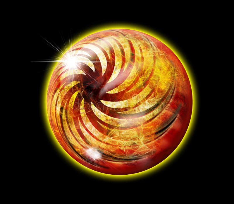 Sphere Spiral stock illustration. Illustration of fuel - 8060930