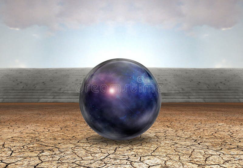 Sphere stars and space stock illustration. Illustration of majestic ...