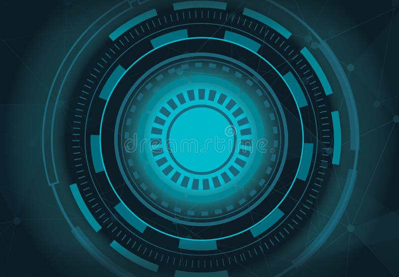 Sphere Technology Background Stock Vector - Illustration of circle ...