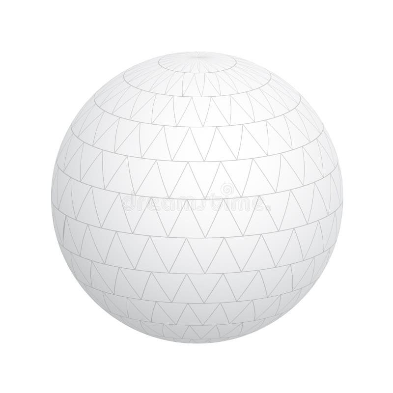 Sphere with Texture stock vector. Illustration of ball - 143896539