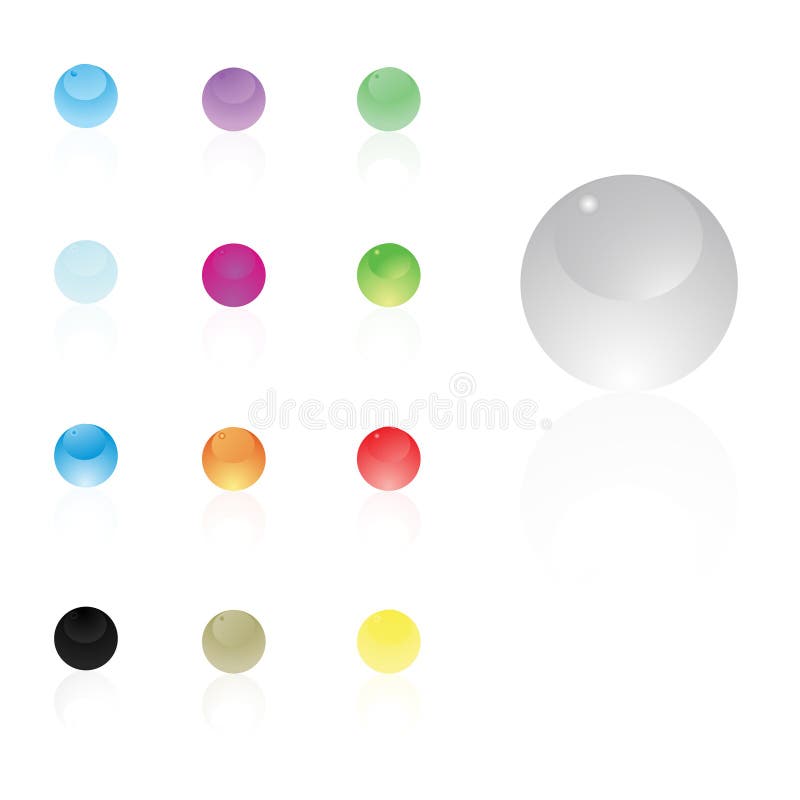 Glossy Opaque Square Buttons Stock Vector - Illustration of icon ...