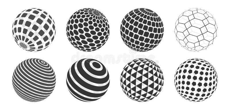 Sphere Vector Set stock vector. Illustration of element - 133418919