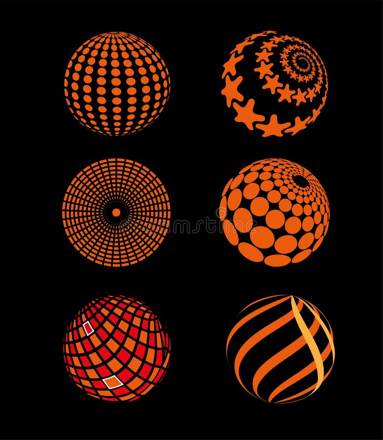 Spheres Circle Planet Icon stock vector. Illustration of icon - 43168186
