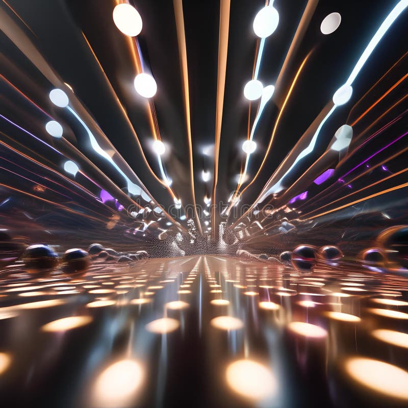 Spheres of Light Moving and Interacting in a Choreographed Dance of ...