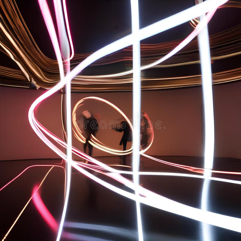 Spheres of Light Moving and Interacting in a Choreographed Dance of ...