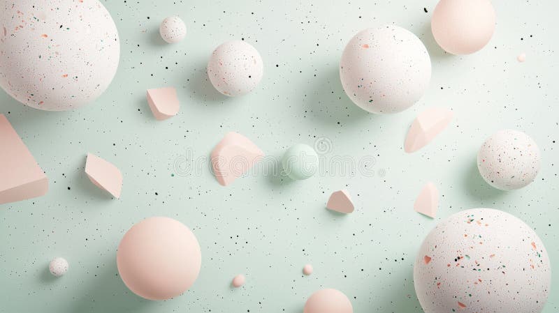 Spheres, Pyramids and Irregular Geometric Shapes with a Terrazzo ...