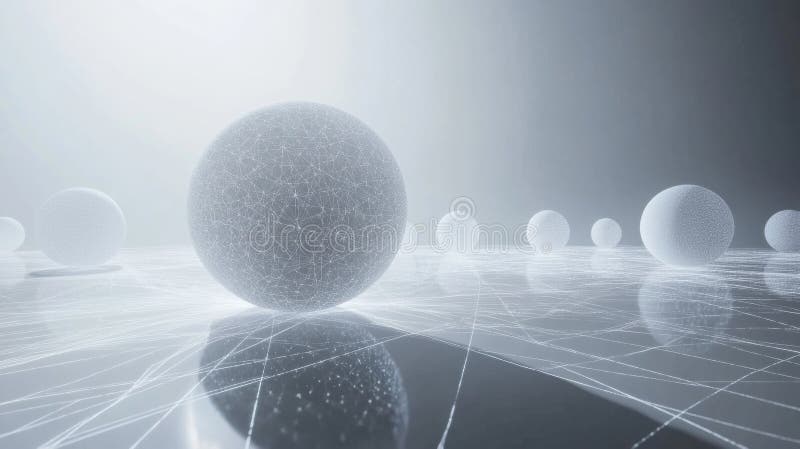 Spheres Representing Unique Virtual Worlds are Interconnected by Beams ...