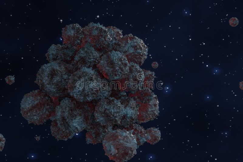 Spheres With The Textured Surface Random Distributed 3d Rendering Stock Illustration