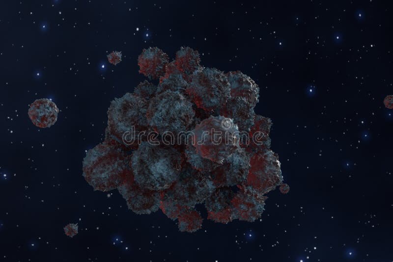 Spheres With The Textured Surface Random Distributed 3d Rendering Stock Illustration