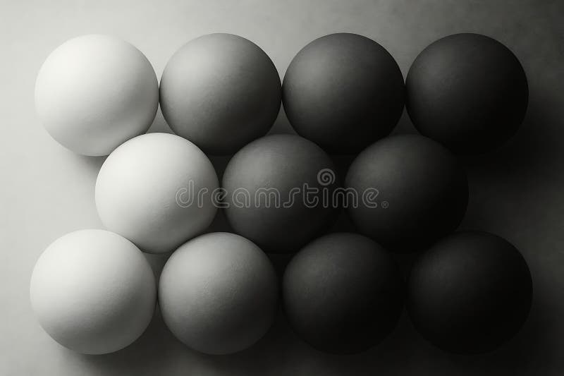 Spheres Transition from Light To Shadow a Metaphor for Life S Journey ...