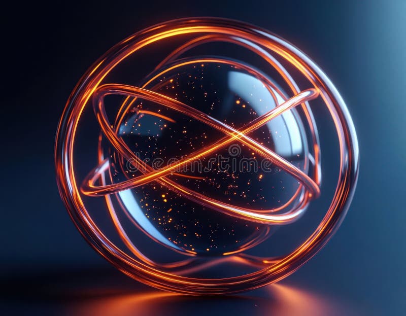 Spherical Atomic Model with Dynamic Lines Surrounding the Core, Close ...