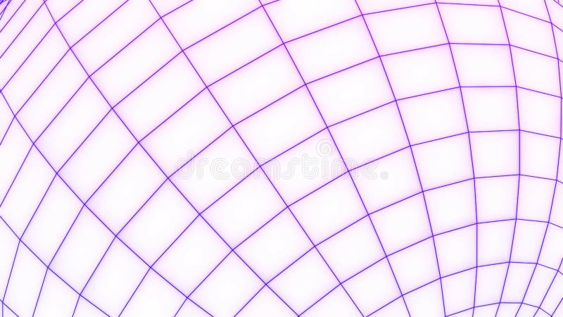 Spherical Cell Moves on White Background. Design. Animation of Simple ...
