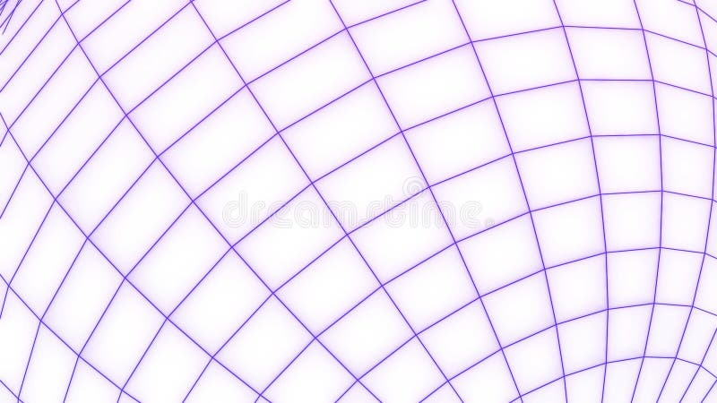 Spherical Cell Moves on White Background. Design. Animation of Simple ...