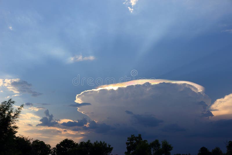 The spherical cloud stock photo. Image of anglesey, formation - 272141444