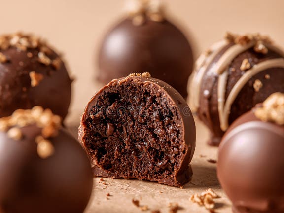 Spherical Confections. a Study in Chocolate Textures, Forms, and Tonal ...