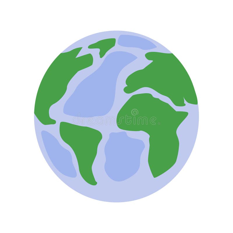 Flat Spherical Earth Graphic Stock Illustrations – 105 Flat Spherical ...