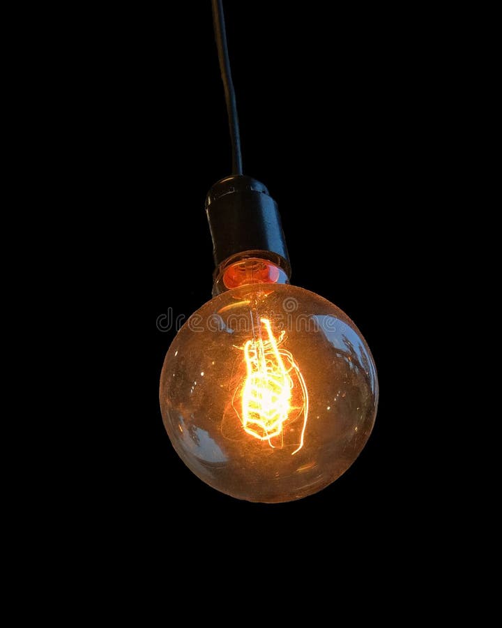 Spherical filament lamp stock photo. Image of spherical - 123057574