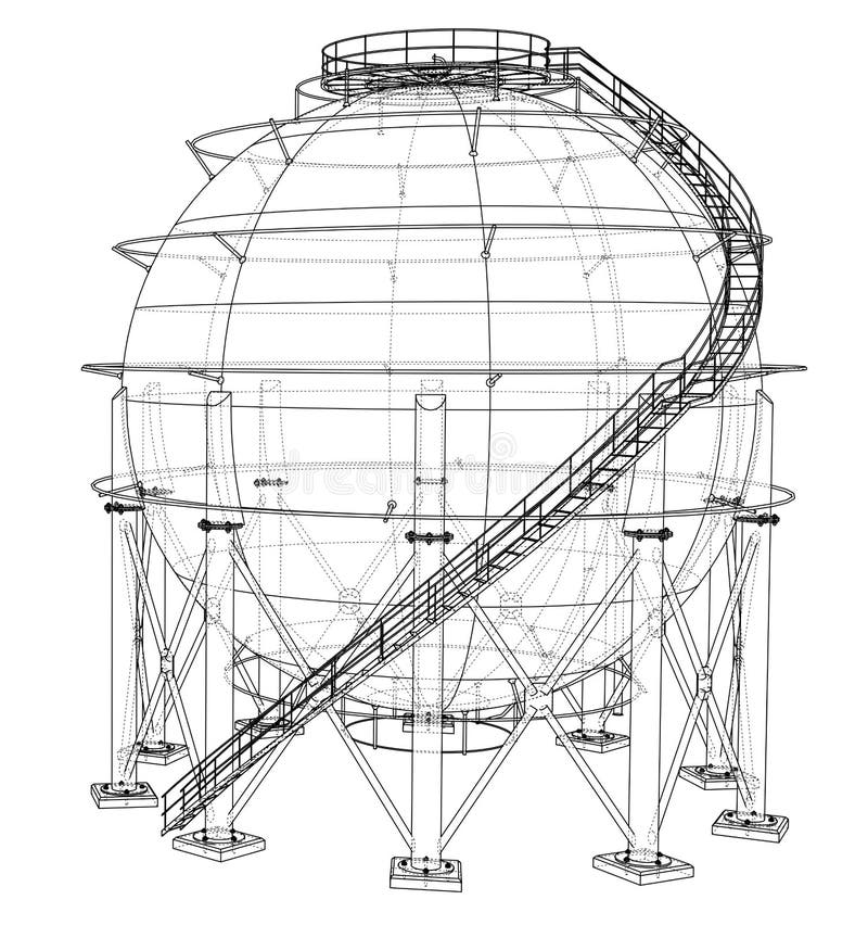 Spherical Tank Stock Illustrations – 234 Spherical Tank Stock ...