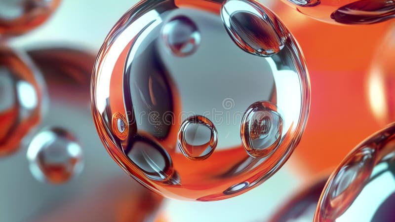 Spherical Glass Objects with Colorful Play of Light on the Glass ...