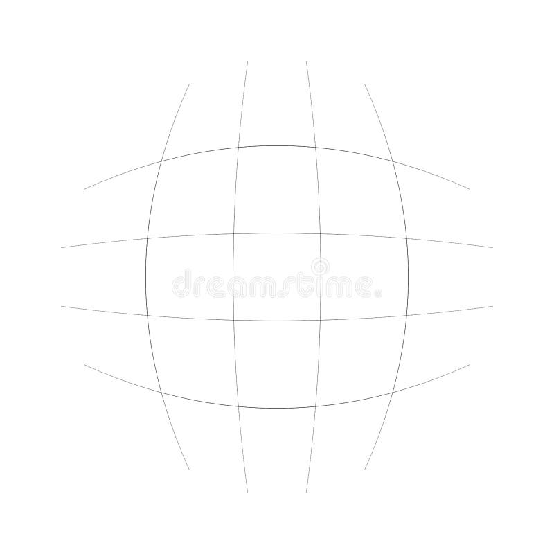 Spherical, Globular Mesh, Grid. Convex, Bulbous, Circular Pattern ...