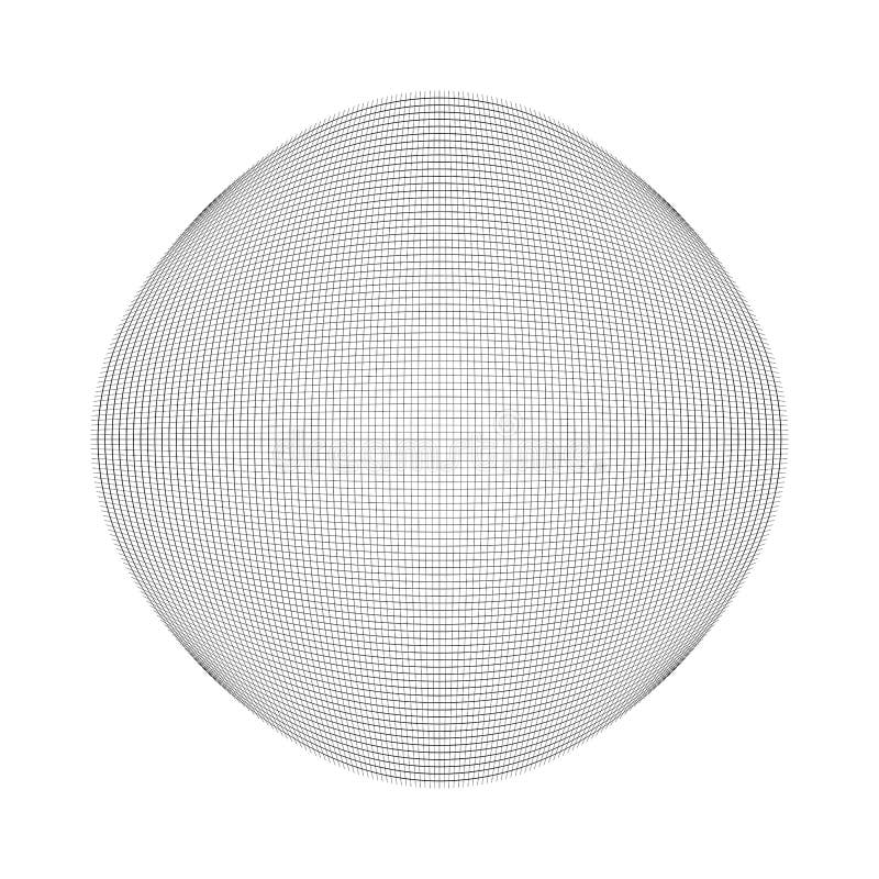 Spherical, Globular Mesh, Grid. Convex, Bulbous, Circular Pattern ...