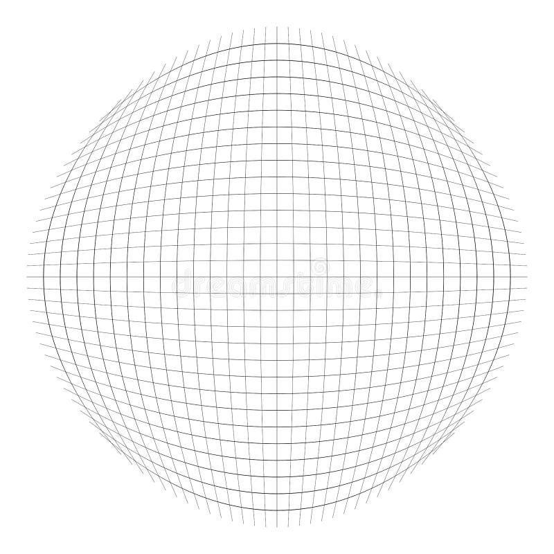 Spherical, Globular Mesh, Grid. Convex, Bulbous, Circular Pattern ...