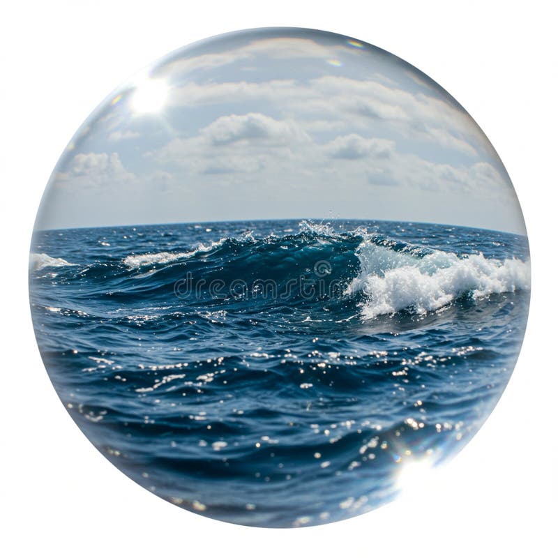 A Spherical Image Captures a Dynamic Ocean Scene within a Glassy ...