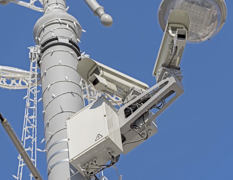 Spherical IP Security Camera Stock Photo - Image of isolated, product ...