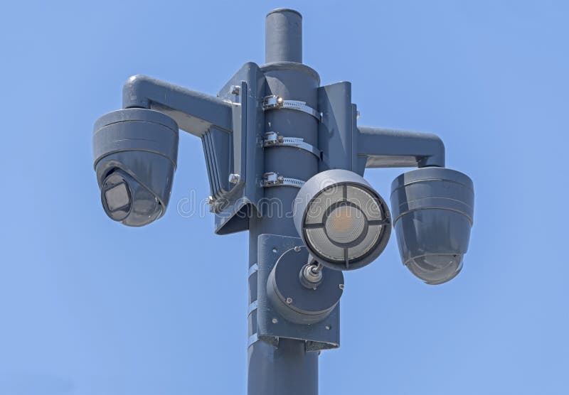 Spherical IP Security Camera Stock Photo - Image of equipment, system ...