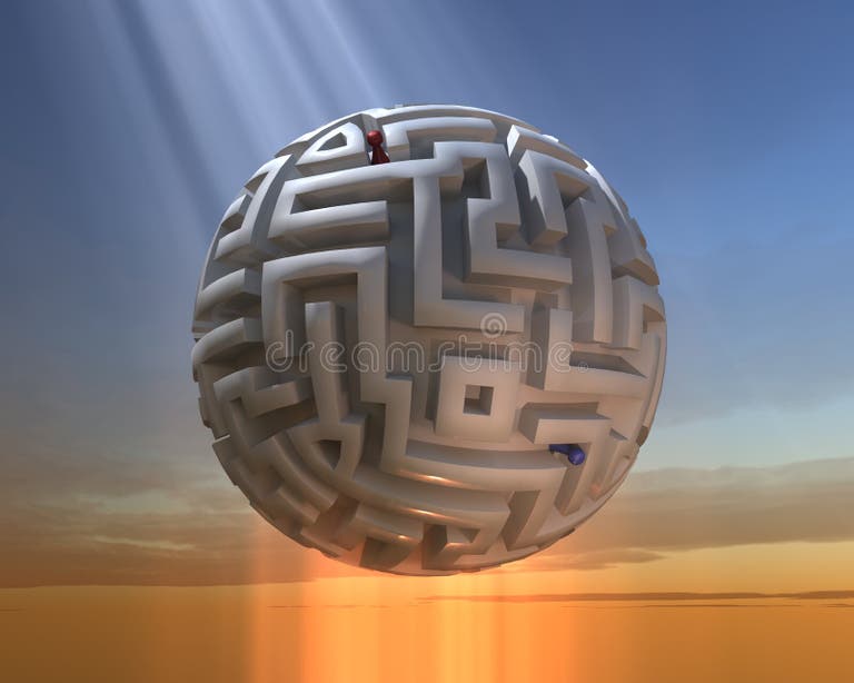 Digital Labyrinths Stock Illustrations – 76 Digital Labyrinths Stock ...