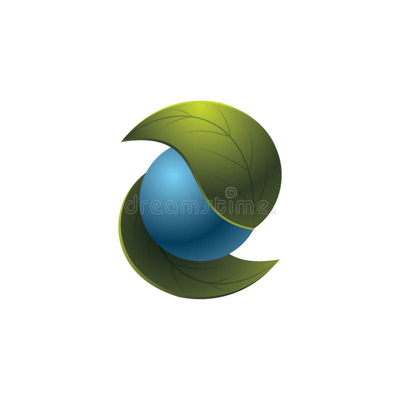 Spherical Logo Element Design. Vector Illustration Decorative Design ...