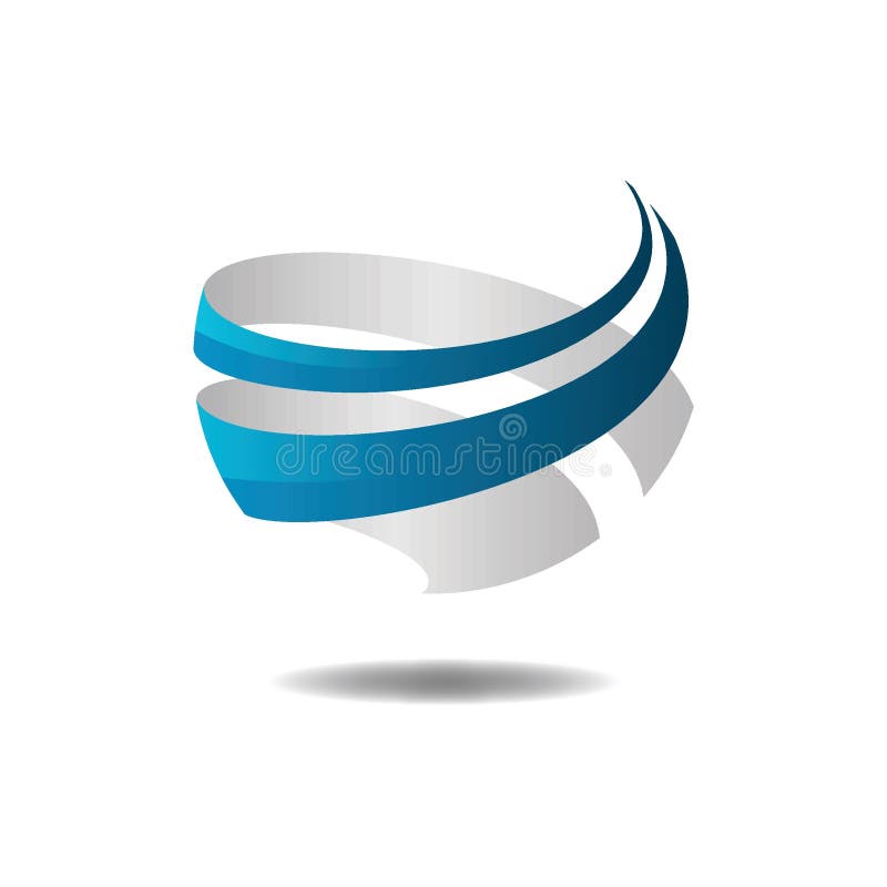 Spherical Logo Element Design. Vector Illustration Decorative Design ...