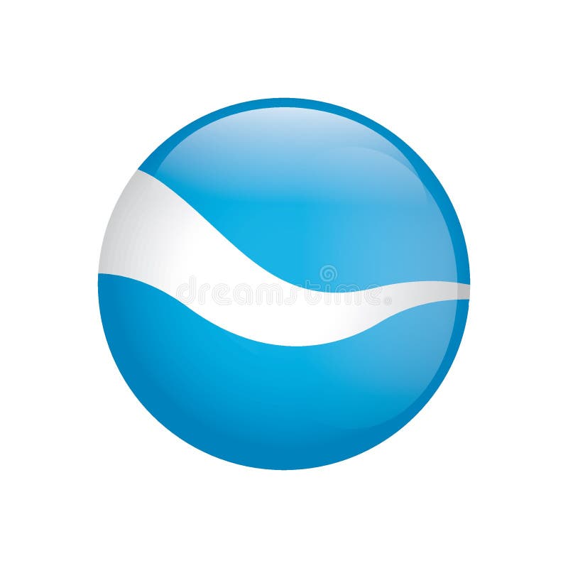 Spherical Logo Element Design. Vector Illustration Decorative Design ...